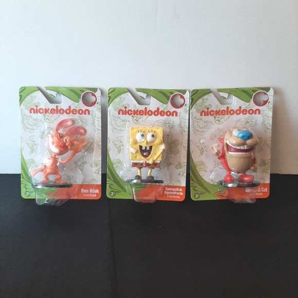 Nickelodeon | Other | Spongebob Squarepants Nickelodeon Figurines 25 ...